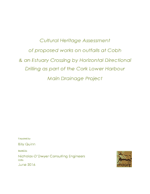 Fillable Online Cultural Heritage Assessment Fax Email Print - pdfFiller