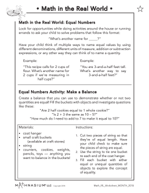 Fillable Online Math in the Real World Fax Email Print - pdfFiller