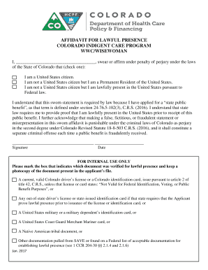 Fillable Online COLORADO INDIGENT CARE PROGRAM Fax Email Print - pdfFiller