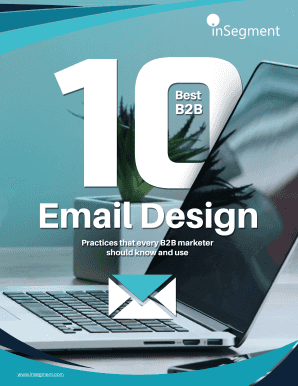 Fillable Online 10 Best B2B Email Design Practices that every B2B ...