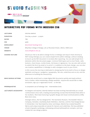 Fillable Online INTERACTIVE PDF Forms WITH indesign cs6 Fax Email Print ...