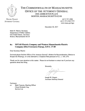 Fillable Online NSTAR Electric Company and Western Massachusetts ...