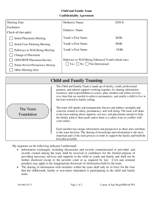 Fillable Online Child and Family Team Fax Email Print - pdfFiller