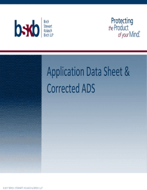 Fillable Online Application Data Sheet & Fax Email Print - pdfFiller