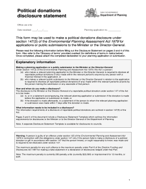 Fillable Online Political donations Fax Email Print - pdfFiller