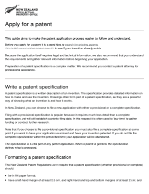 Fillable Online Apply for a patent Fax Email Print - pdfFiller