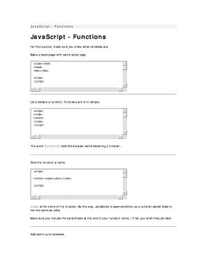 Fillable Online JavaScript - Functions Fax Email Print - pdfFiller