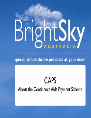 Fillable Online About the Continence Aids Payment Scheme Fax Email ...
