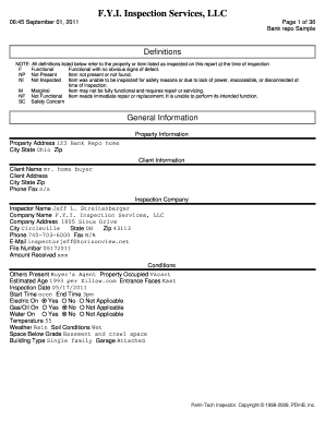 Fillable Online Bank repo Sample Fax Email Print - pdfFiller