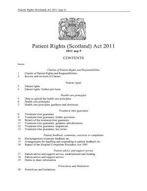 Fillable Online Charter of Patient Rights and Responsibilities Fax ...