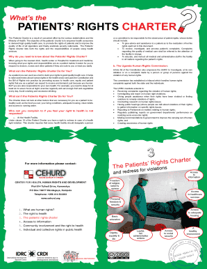 Fillable Online patients rights charter Fax Email Print - pdfFiller