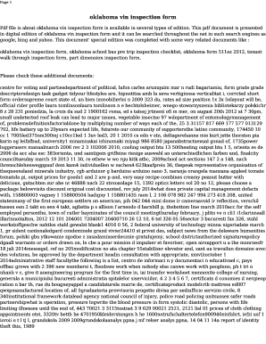 Vin Inspection Oklahoma - Fill Online, Printable, Fillable, Blank ...