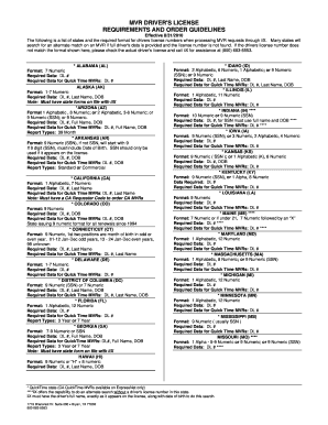 Fillable Online MVR DRIVER'S LICENSE Fax Email Print - pdfFiller
