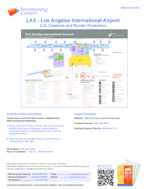 Fillable Online LAX - Los Angeles International Airport Fax Email Print ...