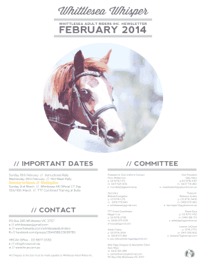 Fillable Online // IMPORTANT DATES Fax Email Print - pdfFiller