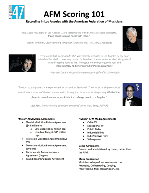 Fillable Online AFM Scoring 101 Fax Email Print - pdfFiller