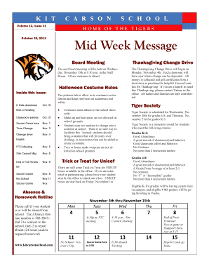 Fillable Online Mid Week Message Fax Email Print - pdfFiller