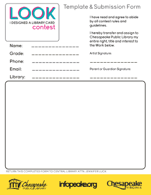 Fillable Online Template & Submission Form Fax Email Print - pdfFiller