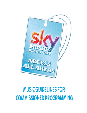 Fillable Online SKY MUSIC SERVICES Fax Email Print - pdfFiller