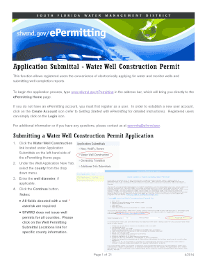 Fillable Online Application Submittal - Water Well Construction Permit ...