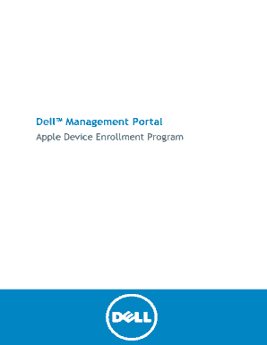 Fillable Online Dell Management Portal Fax Email Print - pdfFiller
