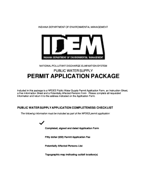 Fillable Online forms in Included in this package is a NPDES Public ...