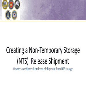 Fillable Online Creating a Non-Temporary Storage Fax Email Print ...