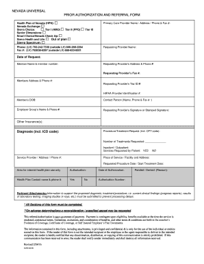 Fillable Online Health Plan of Nevada (HPN): Fax Email Print - pdfFiller