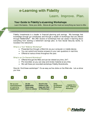 Fillable Online e-Learning with Fidelity Fax Email Print - pdfFiller