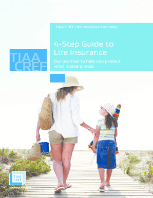 Fillable Online 4-Step Guide to Life Insurance - TIAA Fax Email Print ...