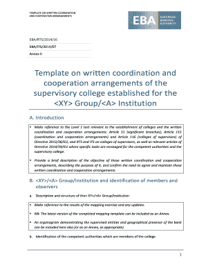 Fillable Online TEMPLATE ON WRITTEN COORDINATION Fax Email Print ...