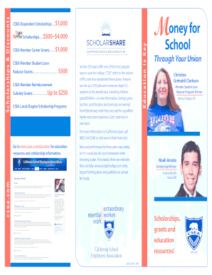 Fillable Online CSEA Member Career Grants Fax Email Print - pdfFiller