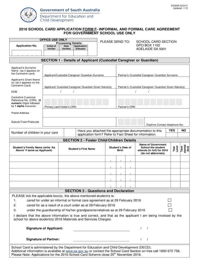 Fillable Online Updated: 1/15 Fax Email Print - pdfFiller
