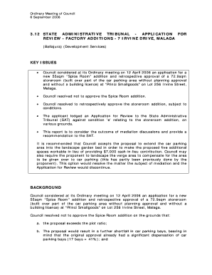 Fillable Online 12 STATE ADMINISTRATIVE TRIBUNAL - APPLICATION FOR Fax ...