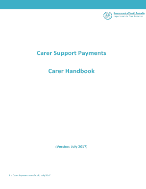 Fillable Online Carer Support Payments Fax Email Print - pdfFiller