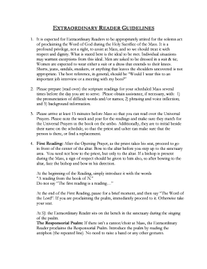 Fillable Online EMHC full booklet - Archdiocese of Denver Fax Email ...