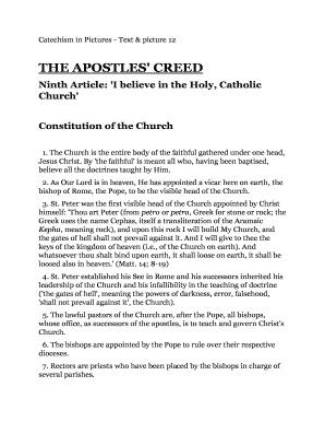 Fillable Online Catechism in Pictures - Text & picture 12 Fax Email ...
