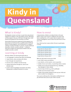 Fillable Online What is kindy Fax Email Print - pdfFiller