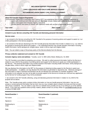 Fillable Online INCLUSION SUPPORT PROGRAMME Fax Email Print - pdfFiller