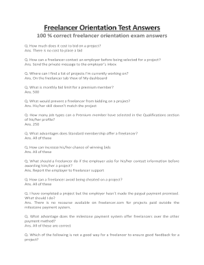 Lancer Orientation Exam Answers 2024 - Fill Online, Printable, Fillable, Blank | pdfFiller