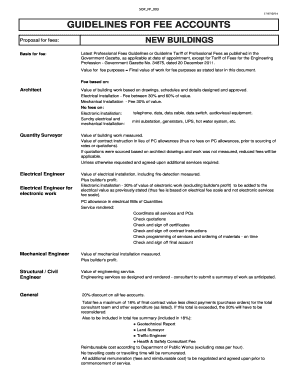 Fillable Online GUIDELINES FOR FEE ACCOUNTS Fax Email Print - pdfFiller