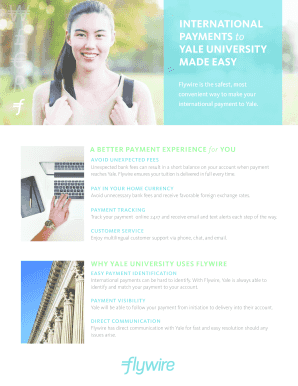 Fillable Online Flywire is the safest, most Fax Email Print - pdfFiller