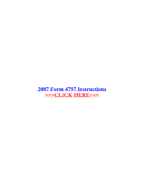 Fillable Online 2007 Form 4797 Instructions Fax Email Print - pdfFiller