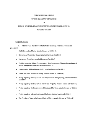 Fillable Online OMNIBUS RESOLUTIONS Fax Email Print - pdfFiller