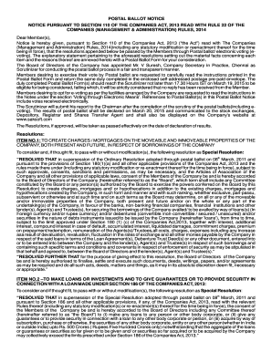 Fillable Online NOTICE PURSUANT TO SECTION 110 OF THE COMPANIES ACT ...