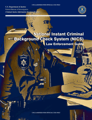 Fillable Online Background Check System (NICS) Fax Email Print - pdfFiller