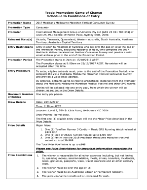 Fillable Online Promotion Type Fax Email Print - pdfFiller