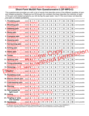 Fillable Online QSCATSHORT-FORM MPQ-2 Fax Email Print - pdfFiller