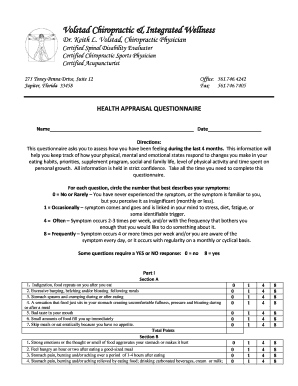 Fillable Online Volstad Chiropractic & Integrated Wellness Fax Email ...