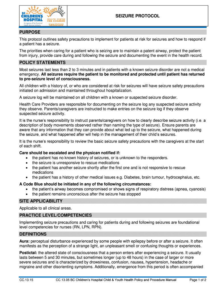 Fillable Online This protocol outlines safety precautions to implement ...